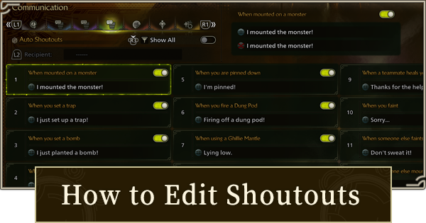 MH Wilds | Foray Effect and Activatable Equipment | Monster Hunter ...