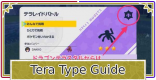 Pokemon Scarlet and Violet | Tera Type Guide - How To Change & Icons ...