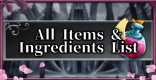 Bloodstained | All Item Materials & Ingredients List | Ritual of the ...