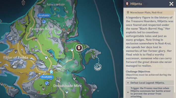 Genshin Impact | Hiljetta Local Legend Location & How To Beat - GameWith