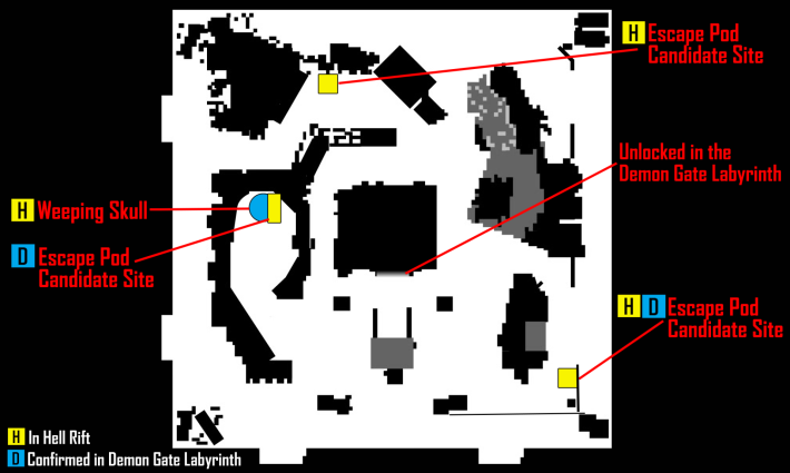 LET IT DIE: INFERNO | Escape Pod Spawn Locations Guide - GameWith