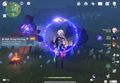 High-Flying Fish Flag How To Craft & How To Get Blueprint | Genshin ...