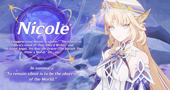 Genshin Impact | Nicole Reeyn Release Date & Known Information - GameWith