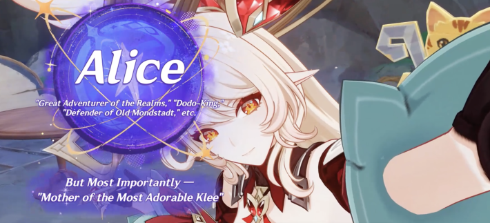 Genshin Impact | Alice - Release Date & Known Information - GameWith