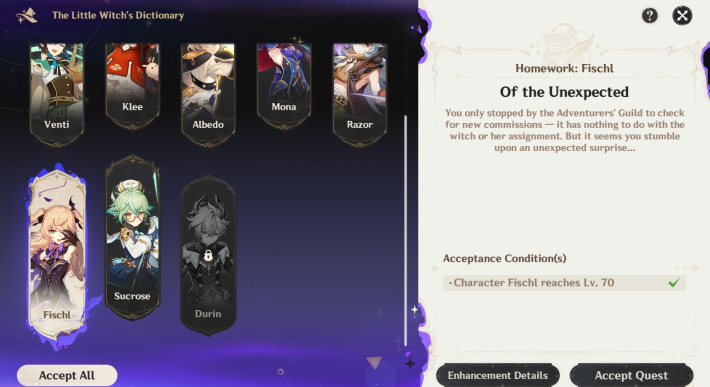 Genshin Impact | Fischl Character Buffs & Changes (6.2 Update) - GameWith