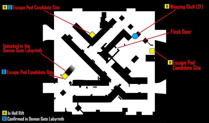 LET IT DIE: INFERNO | Escape Pod Spawn Locations Guide - GameWith