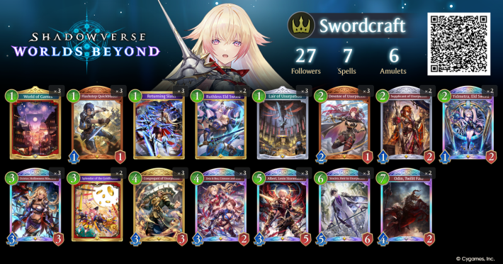 Shadowverse: Worlds Beyond | Loot Swordcraft - Best Deck Recipe - GameWith
