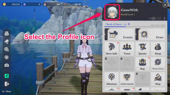 7DS Origin | How to Change Your Name | The Seven Deadly Sins: Origin ...