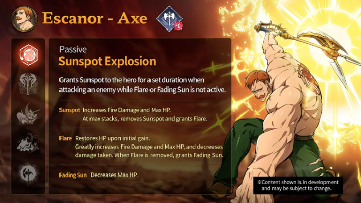7DS Origin | Escanor Release Date & Character Guide | The Seven Deadly ...