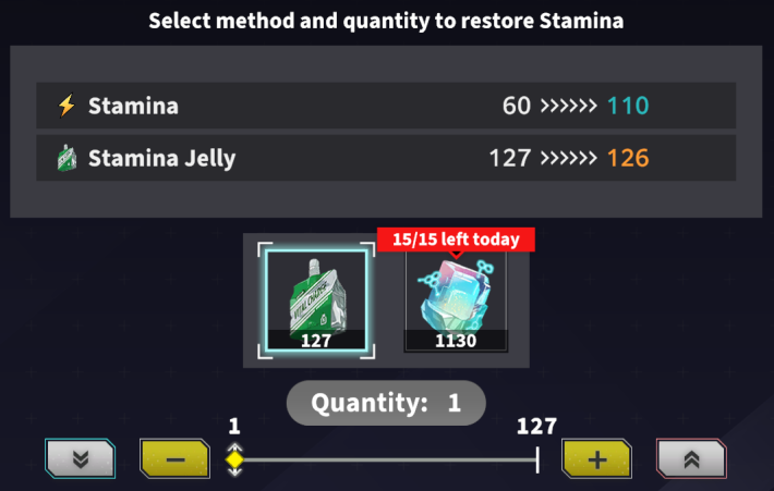 Stamina Jelly - How to Get and Use | Kaiju No. 8 The Game - GameWith