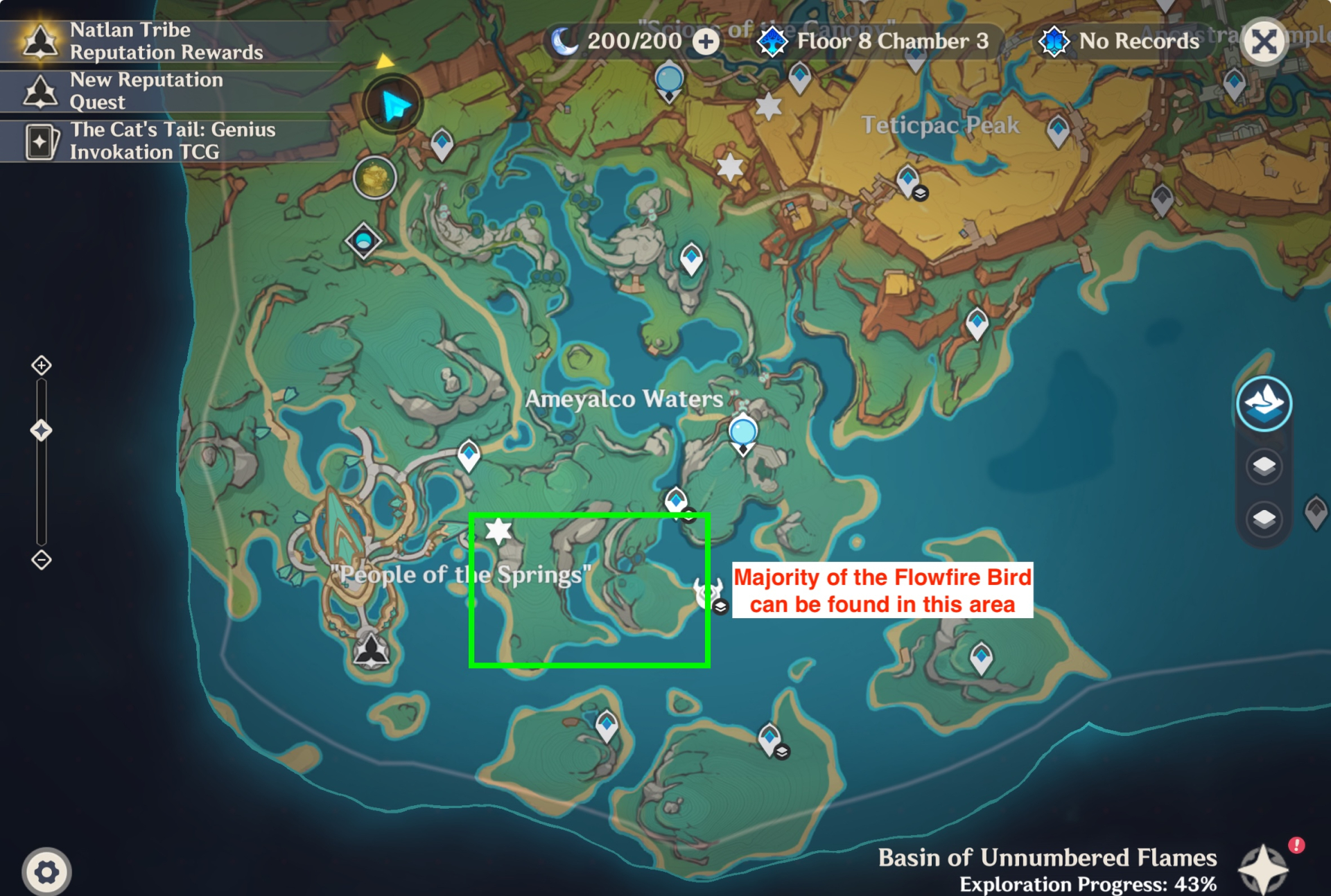 Genshin Impact | Flowfire Bird Location & How To Catch - GameWith