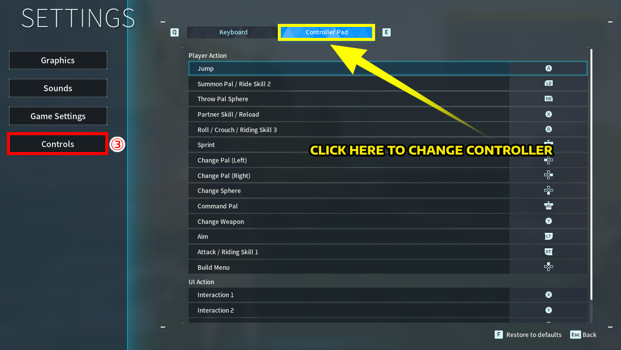 Palworld | Game Controls - How To Change Controller & Keyboard Settings ...