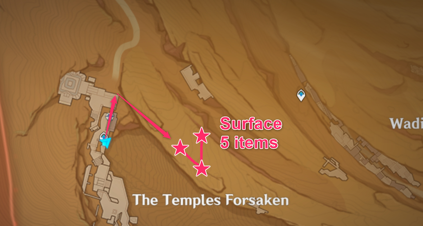 Genshin Impact | Sand Grease Pupa Location & Farm Routes - GameWith