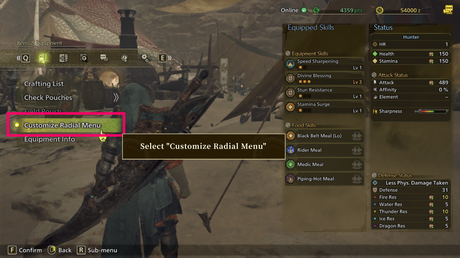 MH Wilds | Radial Menu Guide - How to Register & Recommended Presets ...