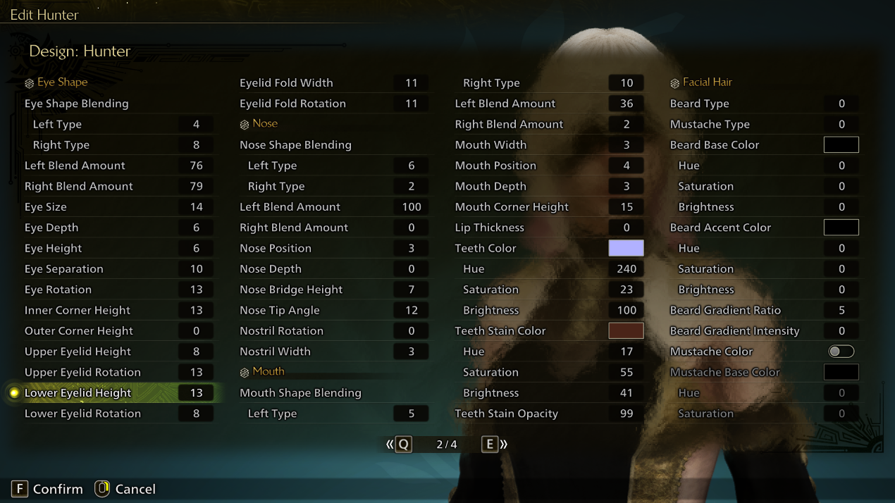 MH Wilds | Female & Male Character Creation Presets Recipes | Monster ...