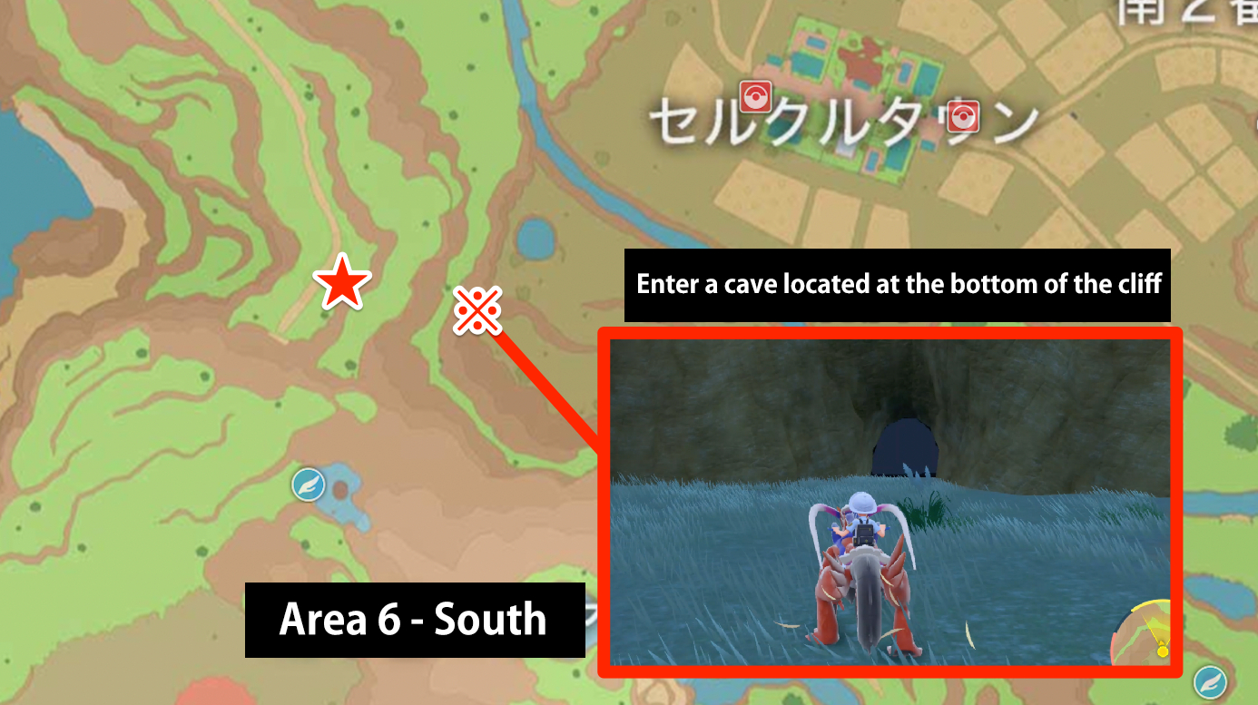Pokemon Scarlet and Violet | Stake Locations & Map - Lesser Legendary ...