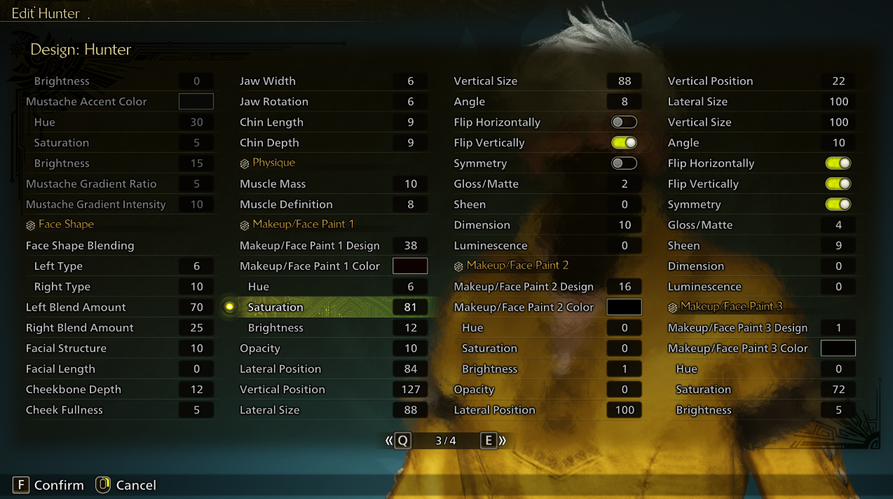 MH Wilds | Female & Male Character Creation Presets Recipes | Monster ...