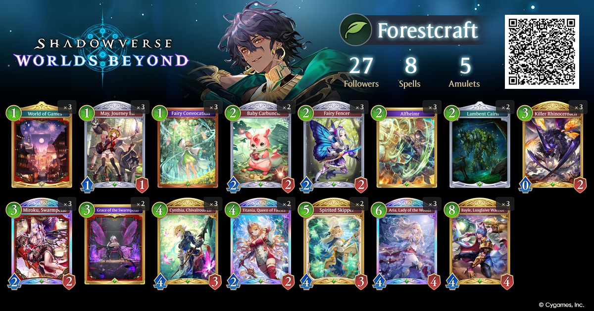 Shadowverse: Worlds Beyond | Tempo Forestcraft - Best Deck Recipe ...