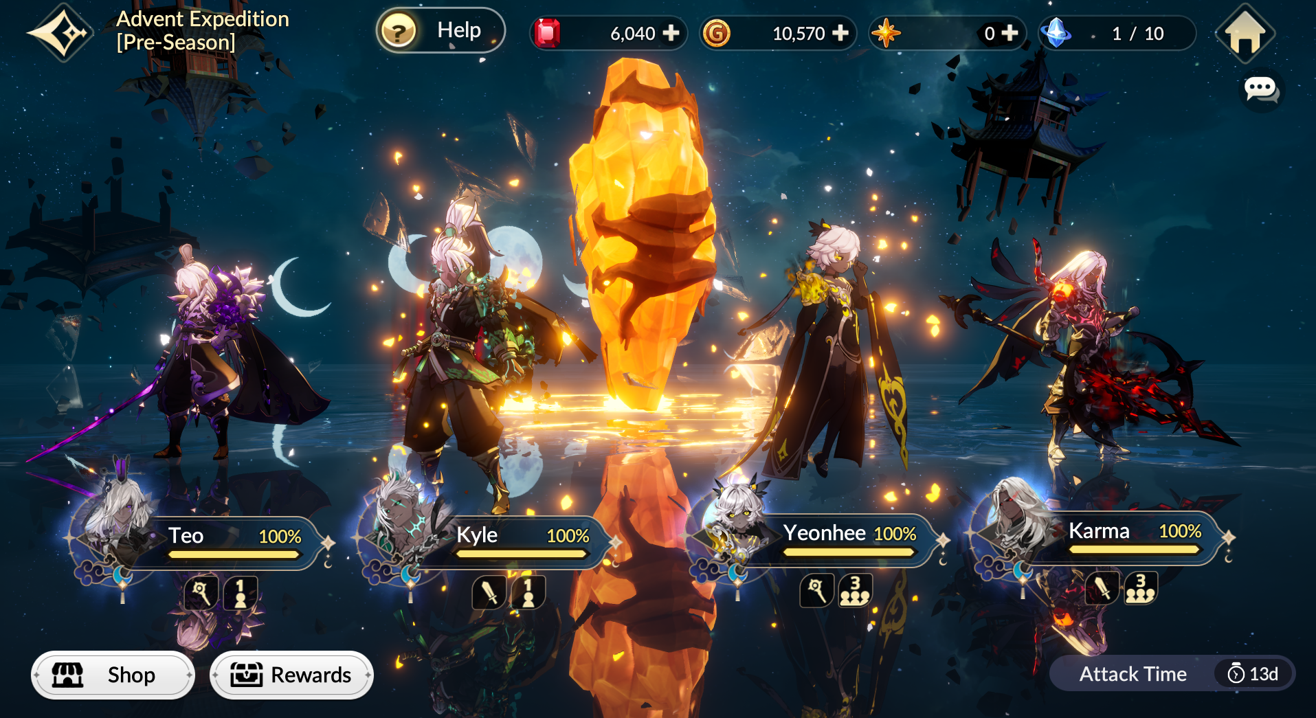 Seven Knights Rebirth | Advent Expedition Guide - Best Characters ...