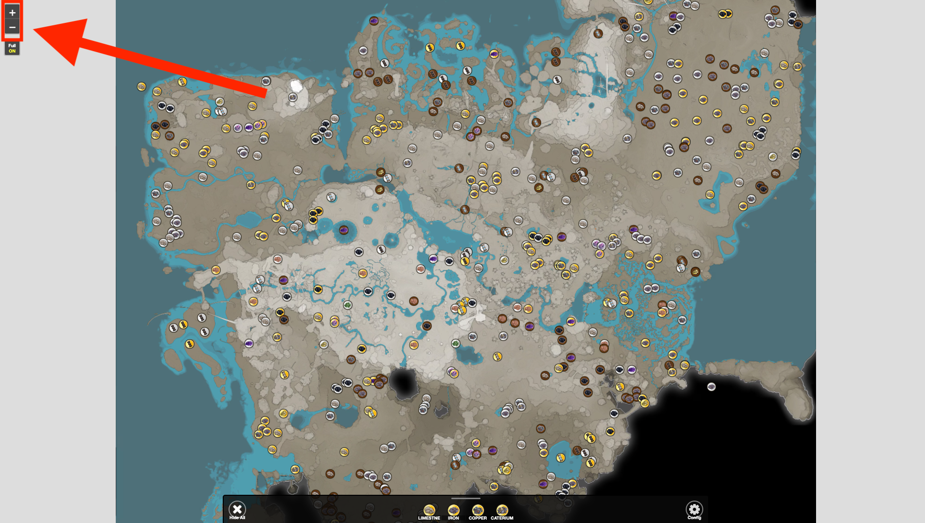 Satisfactory | 1.0 Interactive Resource Map - Node, Hard Drive, Sphere ...