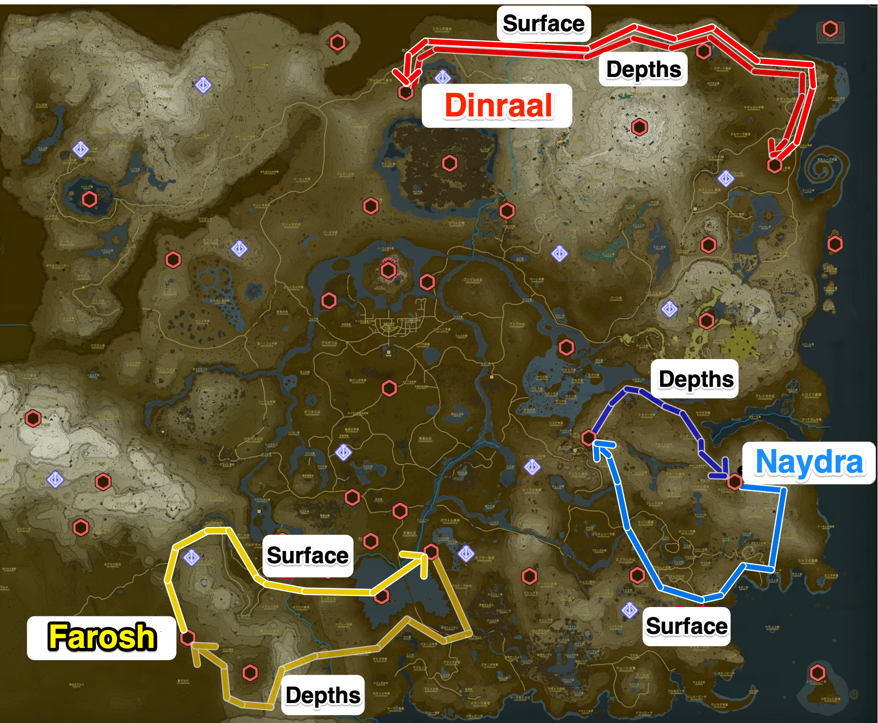 TotK | Dragon Materials - How To Get & Uses | Zelda Tears Of The ...