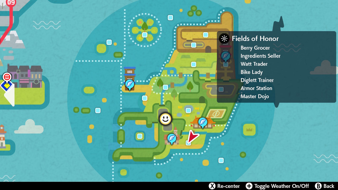 Isle Of Armor | Map & Pokemon Dens List | Pokemon Sword and Shield ...