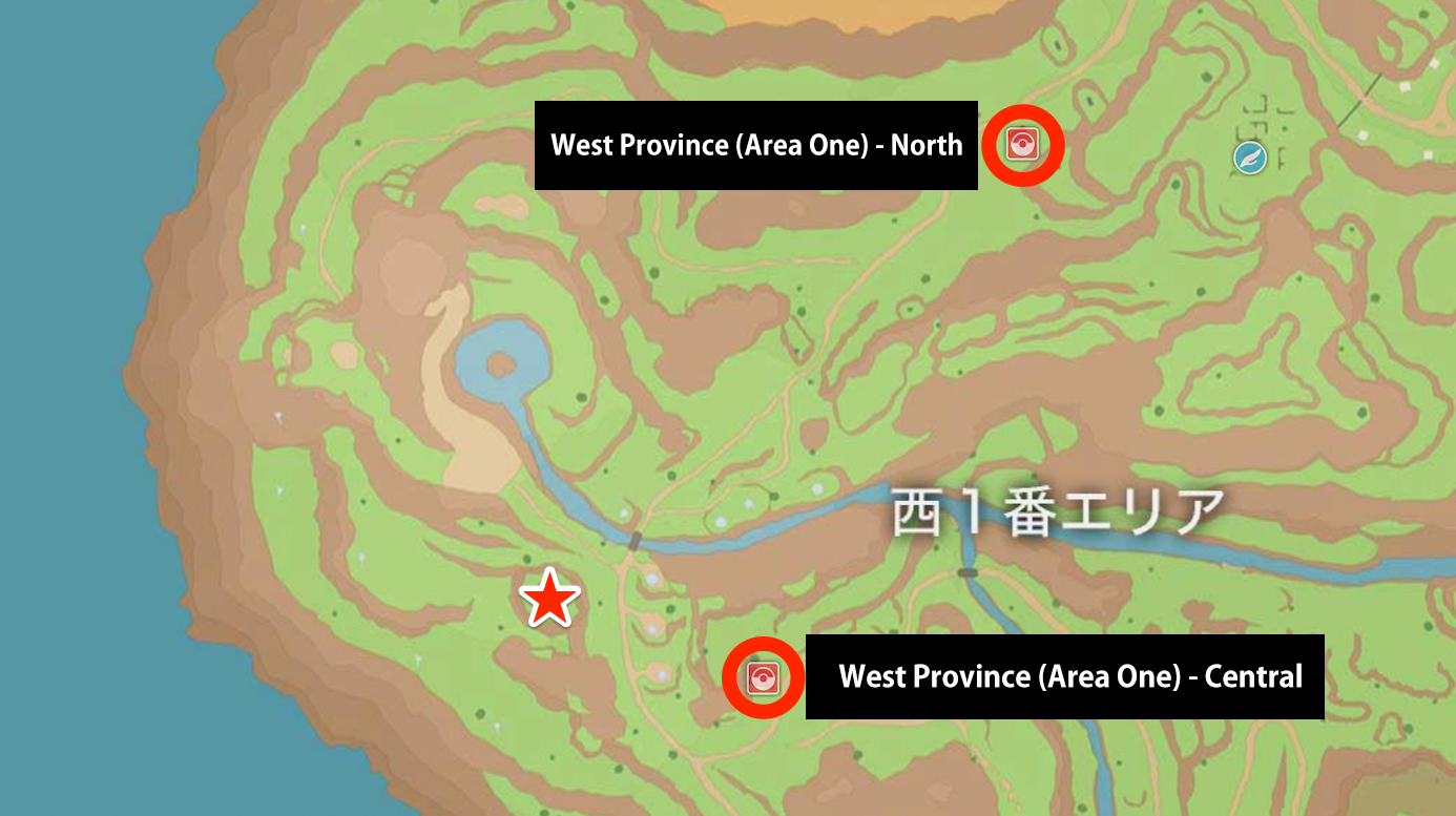 Pokemon Scarlet and Violet | Stake Locations & Map - Lesser Legendary ...