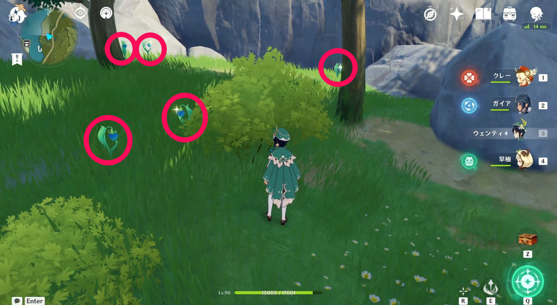 Genshin Impact | Small Lamp Grass Location & Farming Route - GameWith