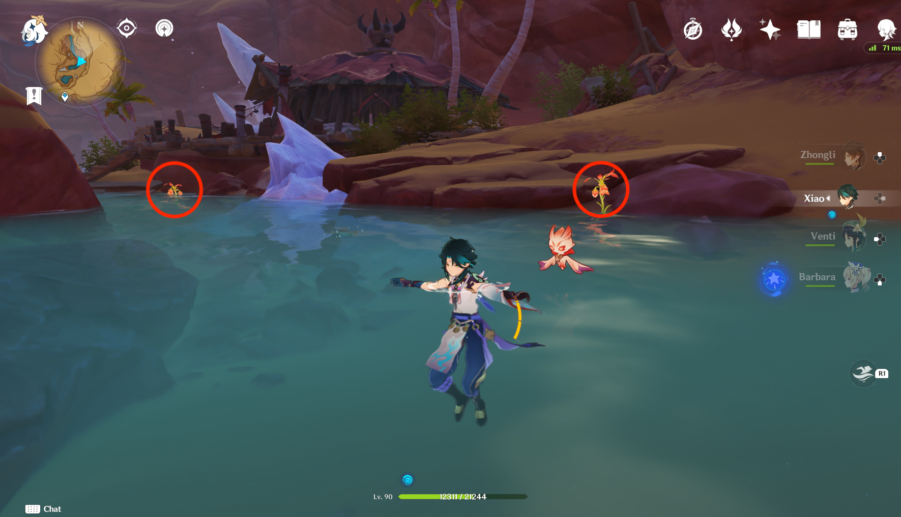 Genshin Impact | Mourning Flower Location & Farm Routes - GameWith