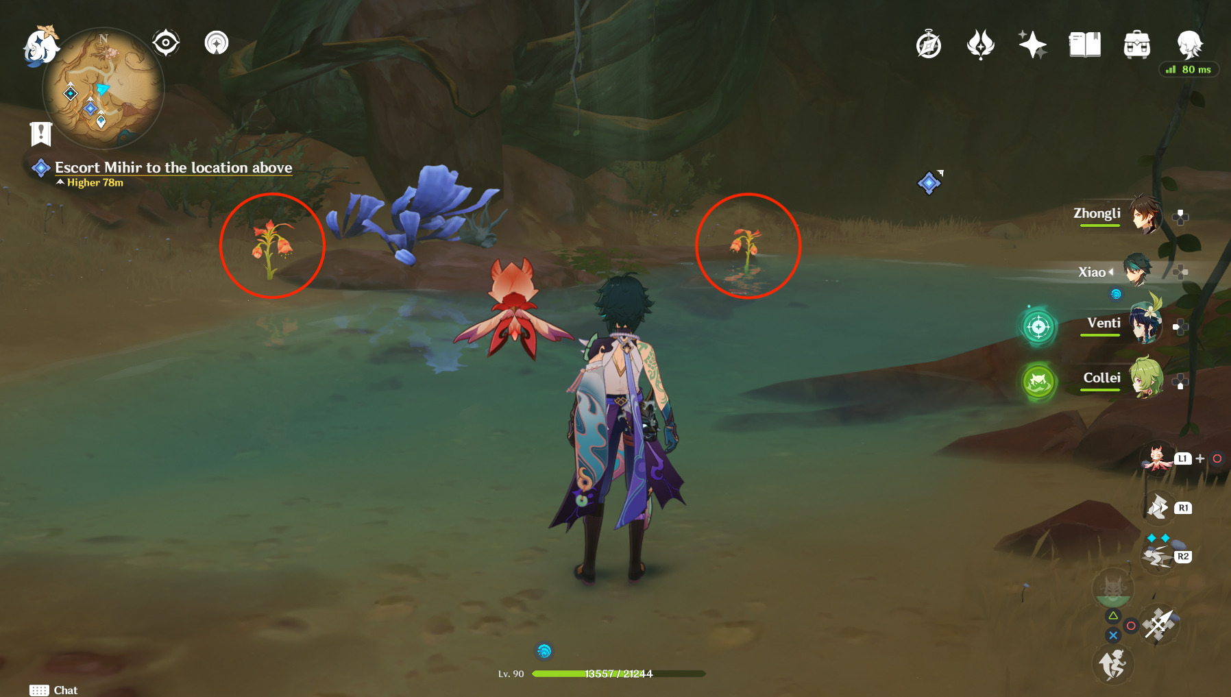 Genshin Impact | Mourning Flower Location & Farm Routes - GameWith