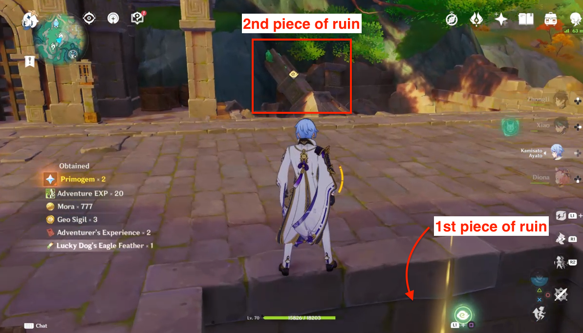 Genshin Impact | Jade Fragment Location & Diffuser Inscription Puzzle ...