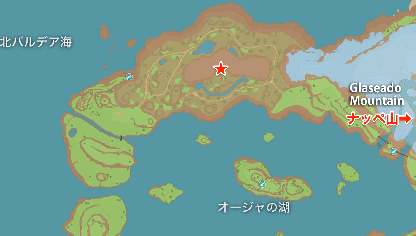 Pokemon Scarlet and Violet | Stake Locations & Map - Lesser Legendary ...