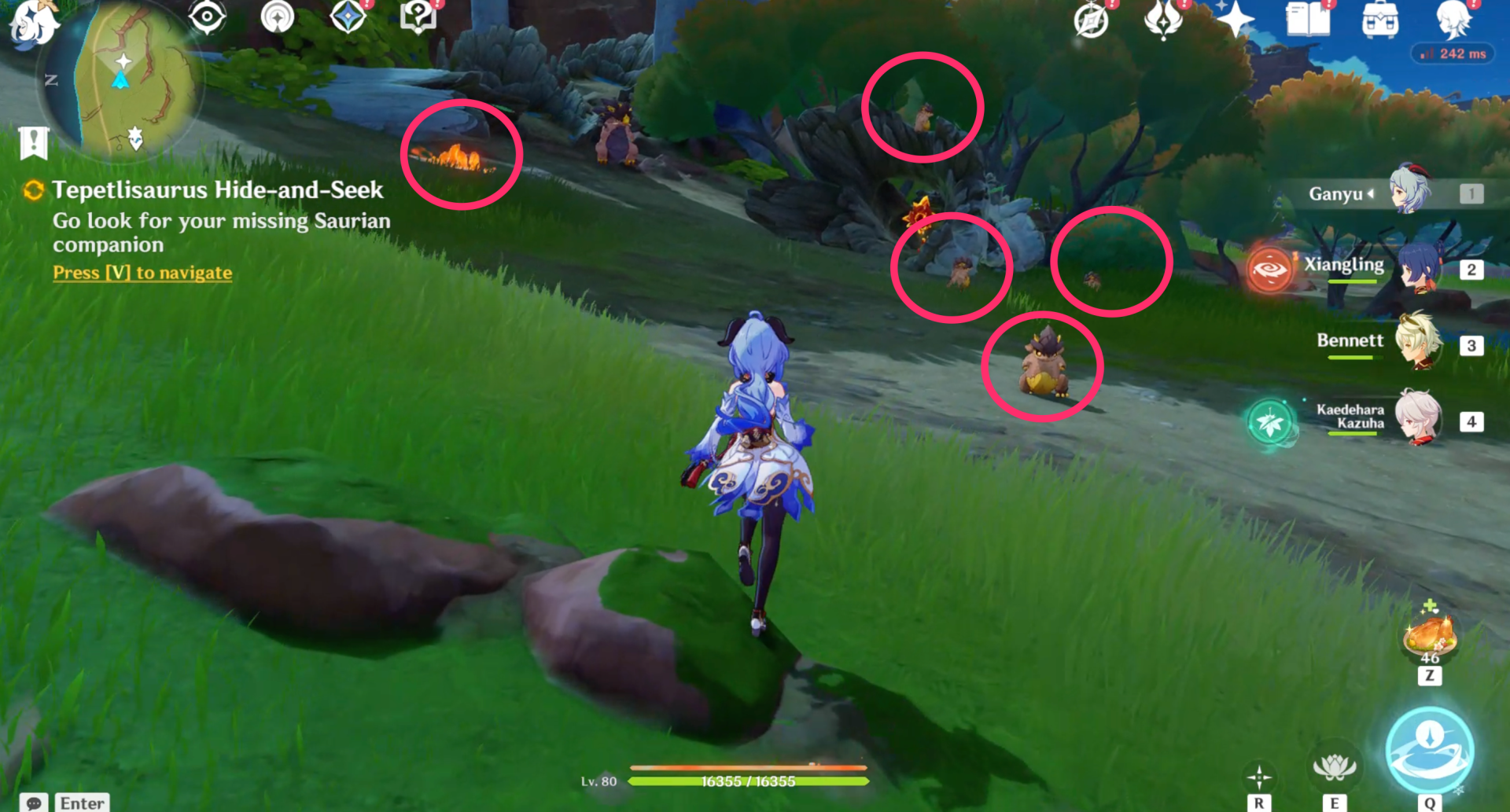 Genshin Impact | Tepetlisaurus Hide-and-Seek Quest Guide - GameWith