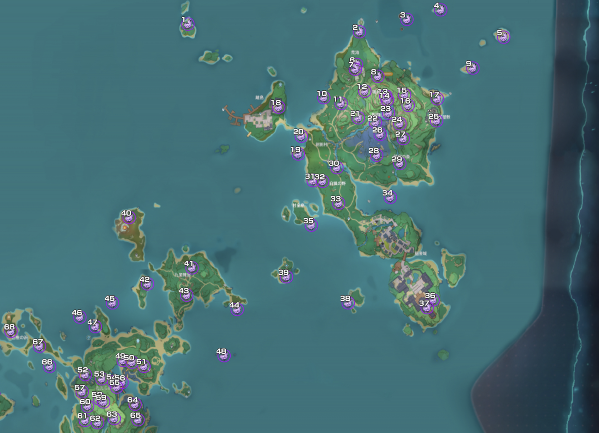 Genshin Impact | Oculus Map Location Guide - GameWith