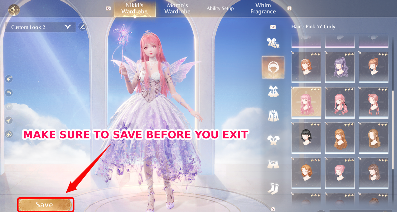 Infinity Nikki | Wardrobe - How To Change Custom Looks - GameWith