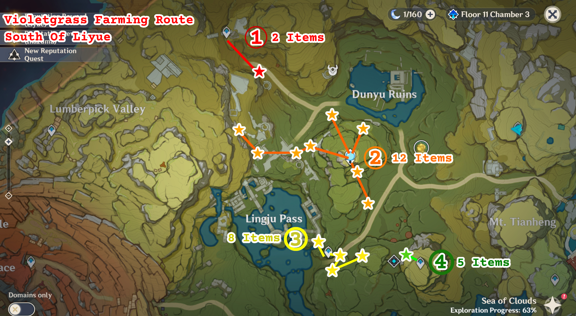 Genshin Impact | Violetgrass Location & Farming Route - GameWith
