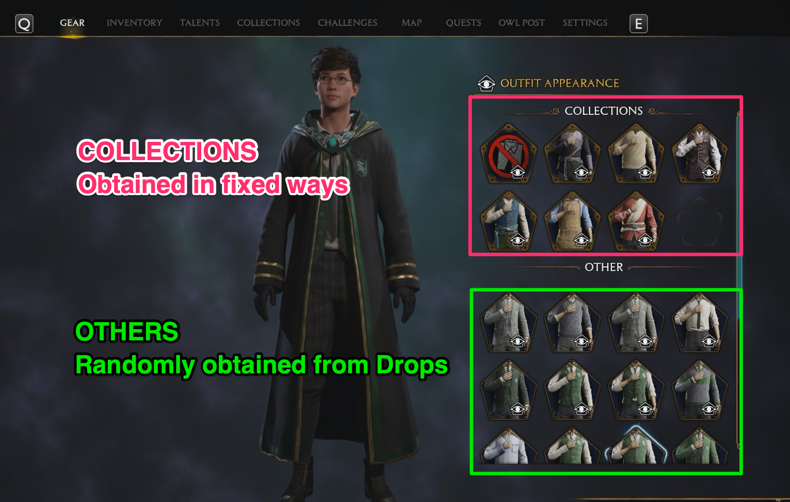Hogwarts Legacy | All Gear Appearance - How To Get - GameWith