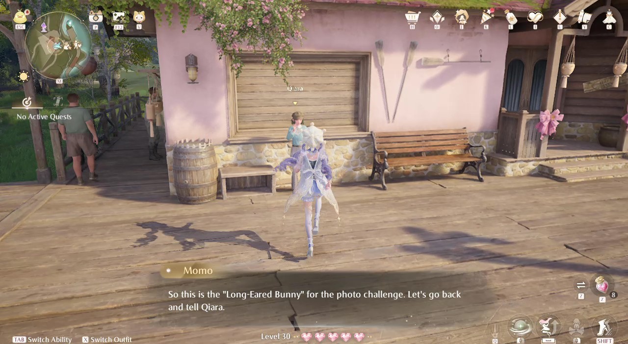 Infinity Nikki | Forced Perspective: Long-Eared Bunny Guide ...