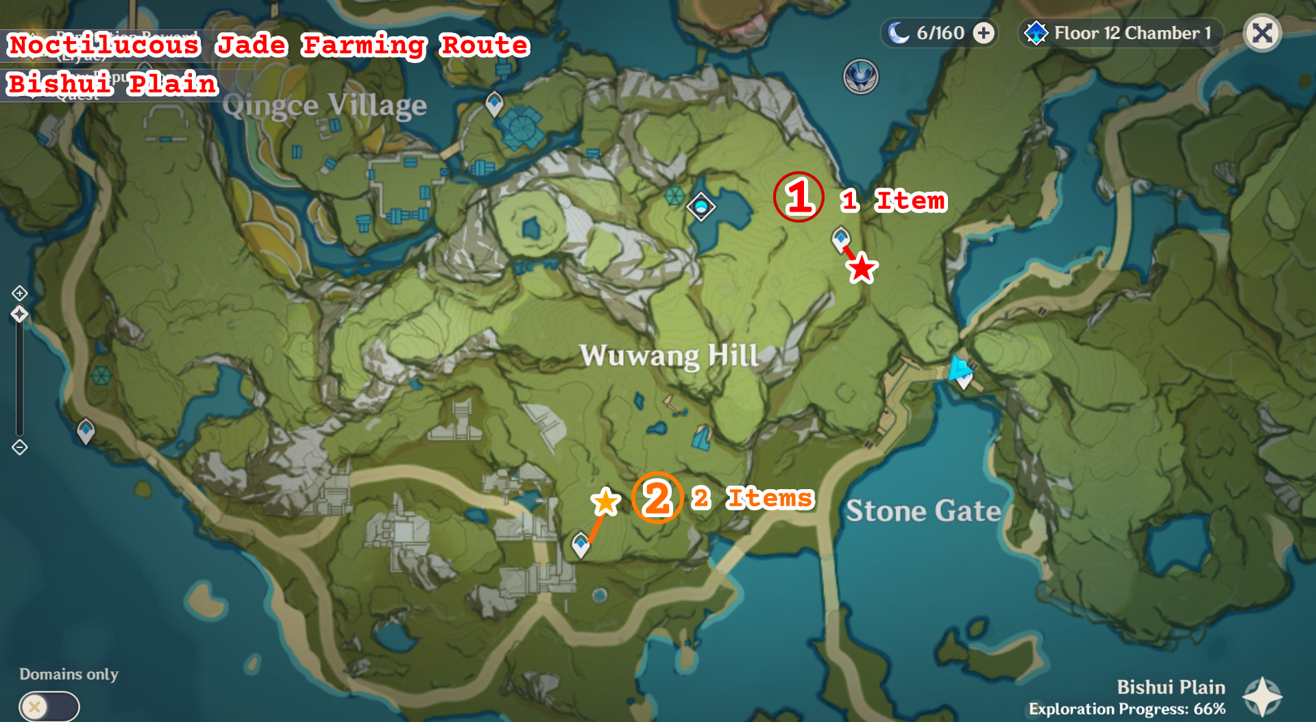 Genshin Impact | Noctilucous Jade Location & Farming Route - GameWith