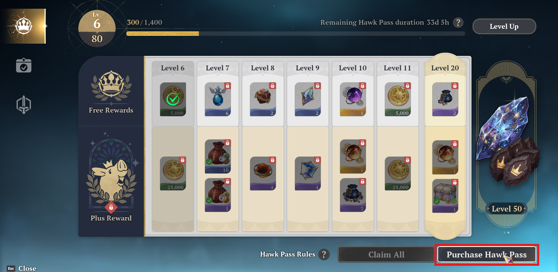 7DS Origin | Hawk Pass Guide - How to Buy & Level Up | The Seven Deadly ...