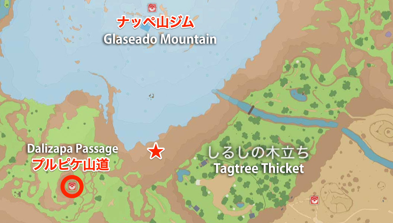 Pokemon Scarlet and Violet | Stake Locations & Map - Lesser Legendary ...