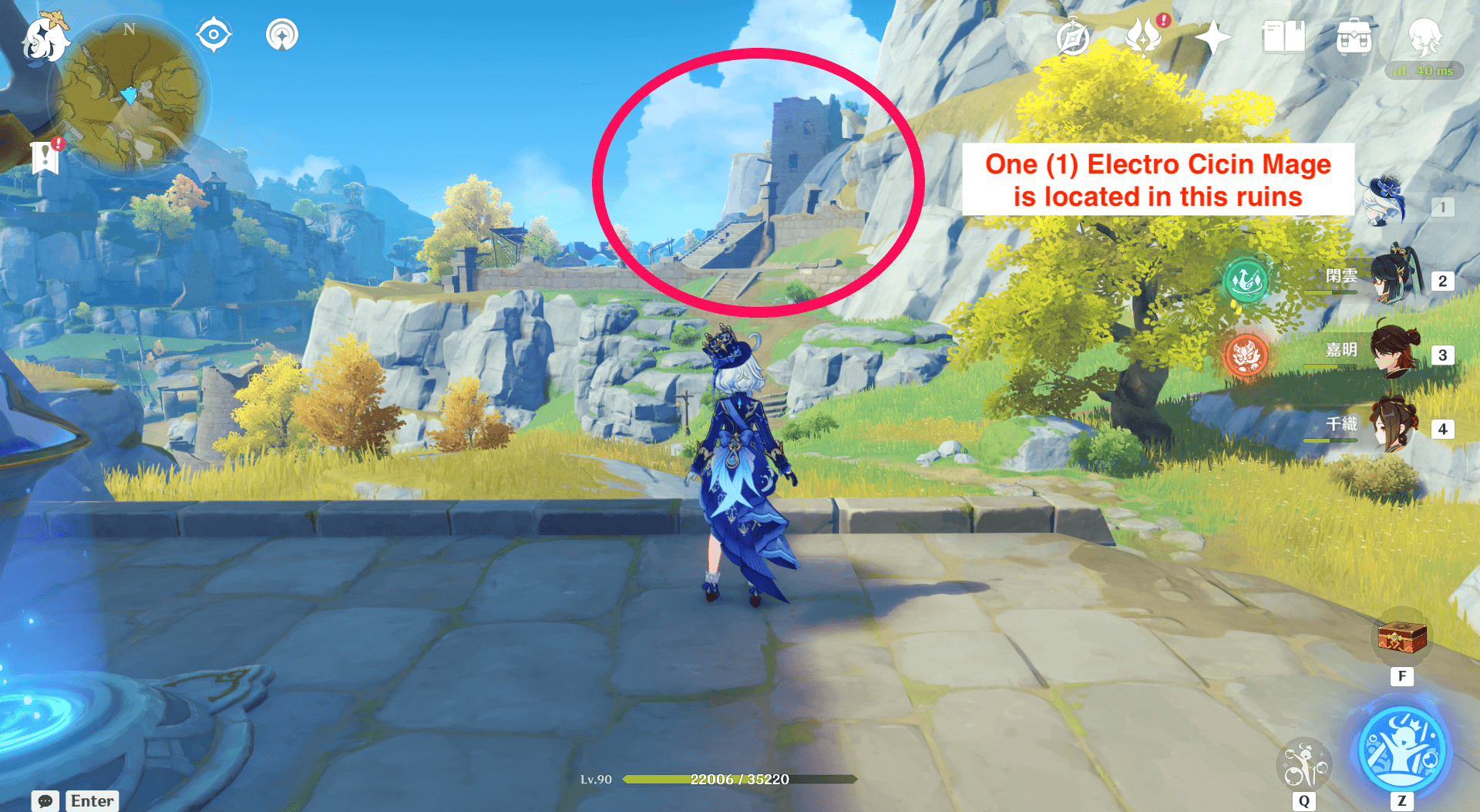 Genshin Impact | Cryo Cicin Mage Location & Drops - GameWith