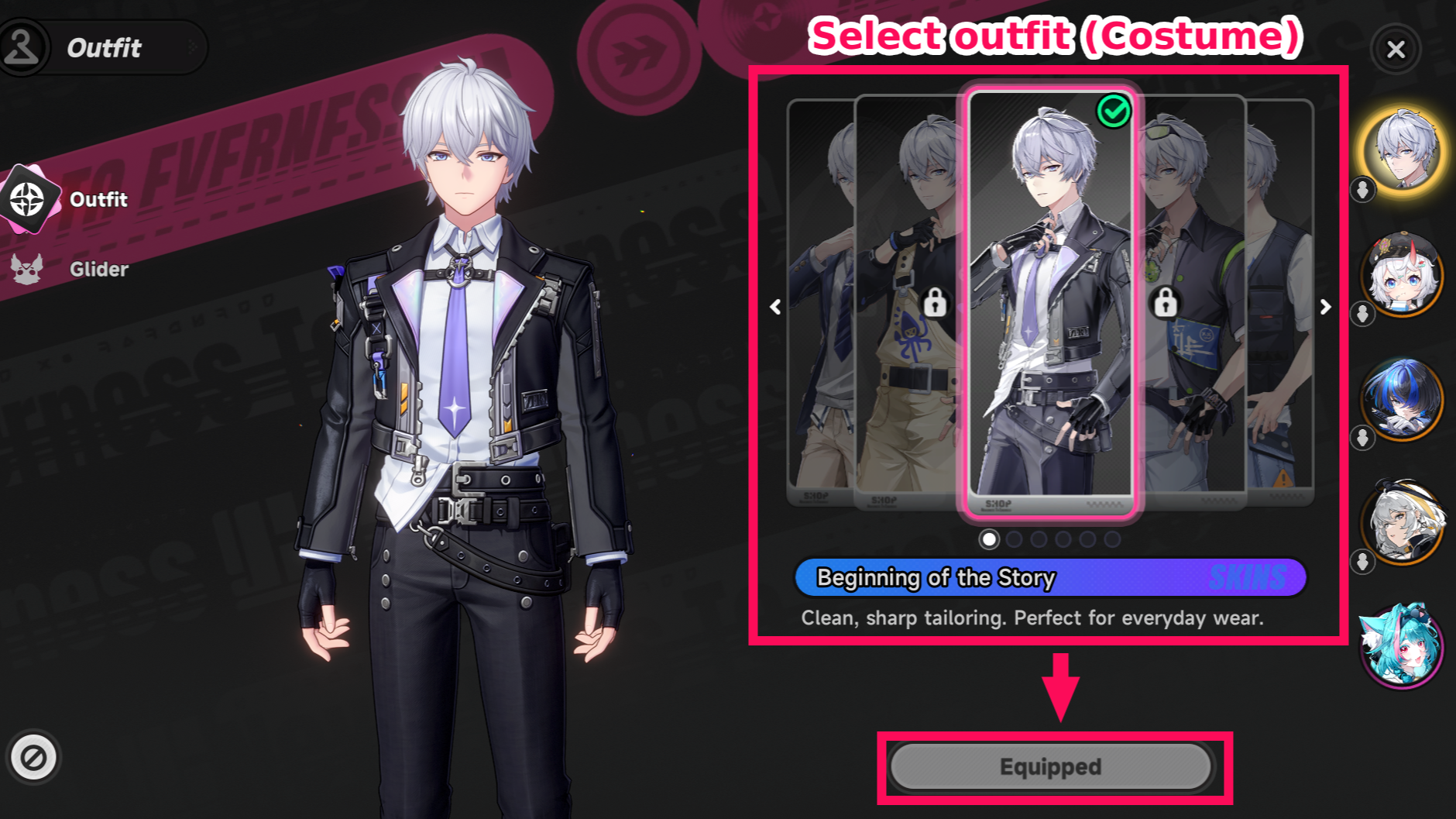 NTE | Outfits and Skins Guide - How To Get & Change | Neverness to ...