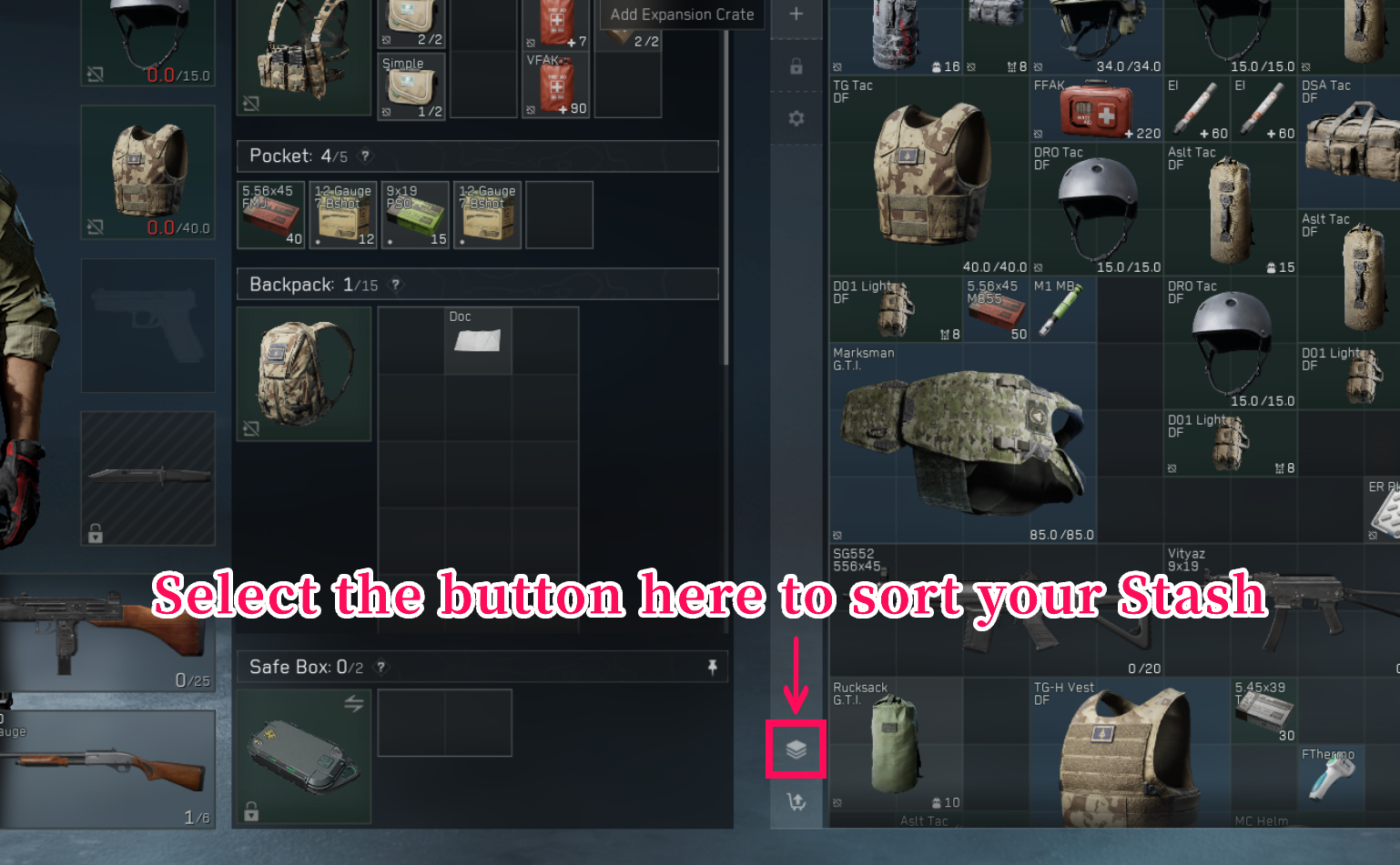 Delta Force | How To Organize Your Stash - GameWith