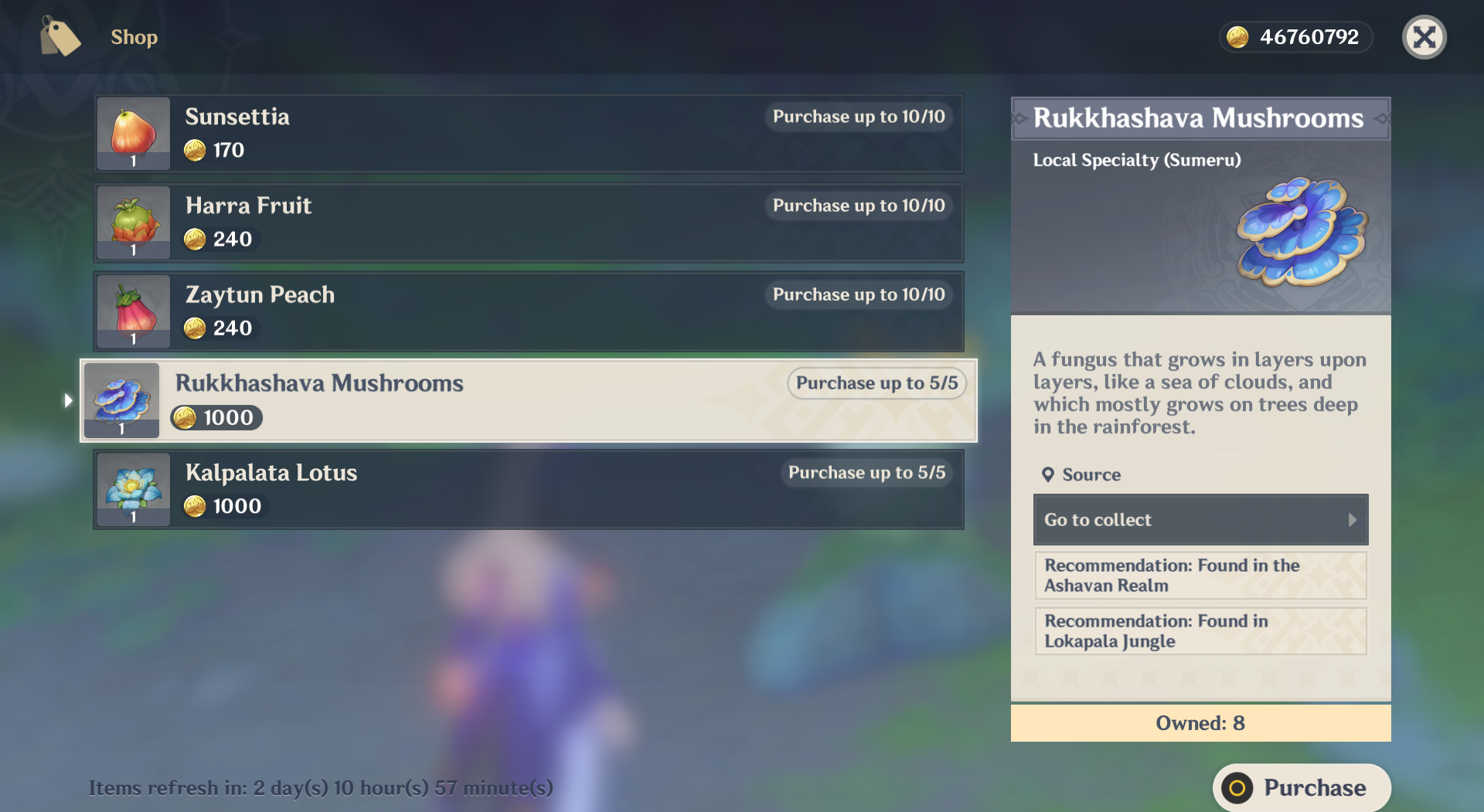 Genshin Impact | Sumeru Local Specialties List & Guide - GameWith