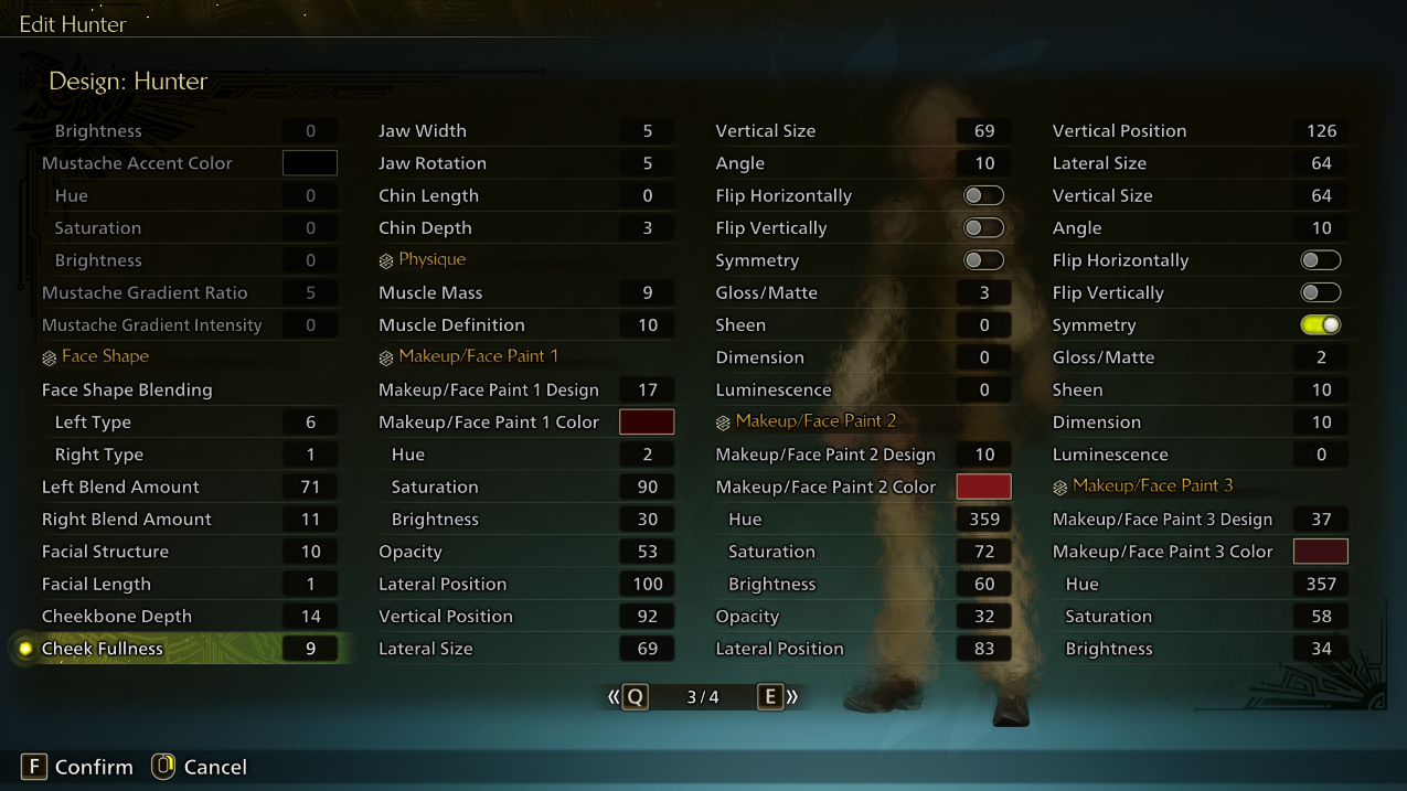 MH Wilds | Female & Male Character Creation Presets Recipes | Monster ...