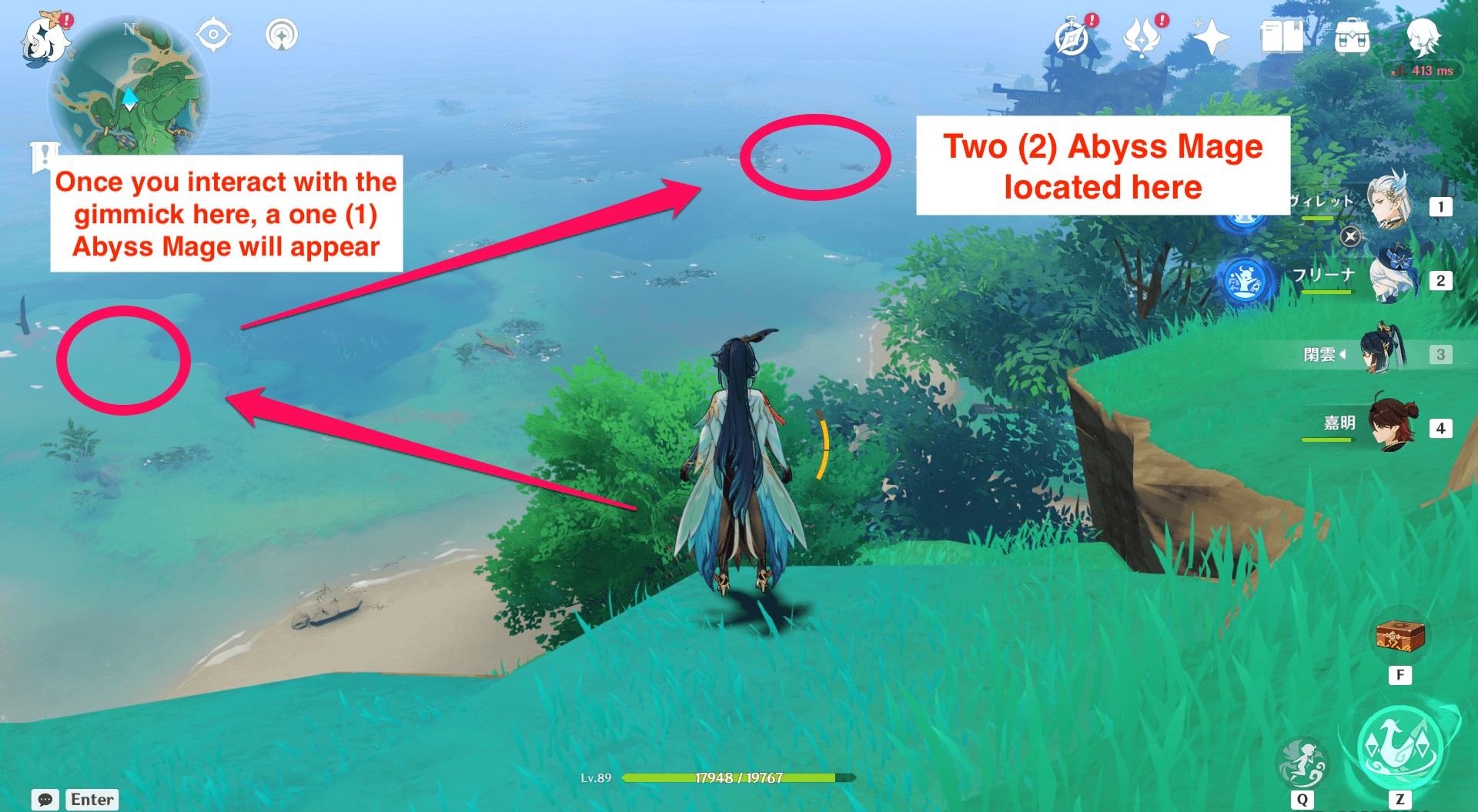 Genshin Impact | Hydro Abyss Mage Location & Drops - GameWith