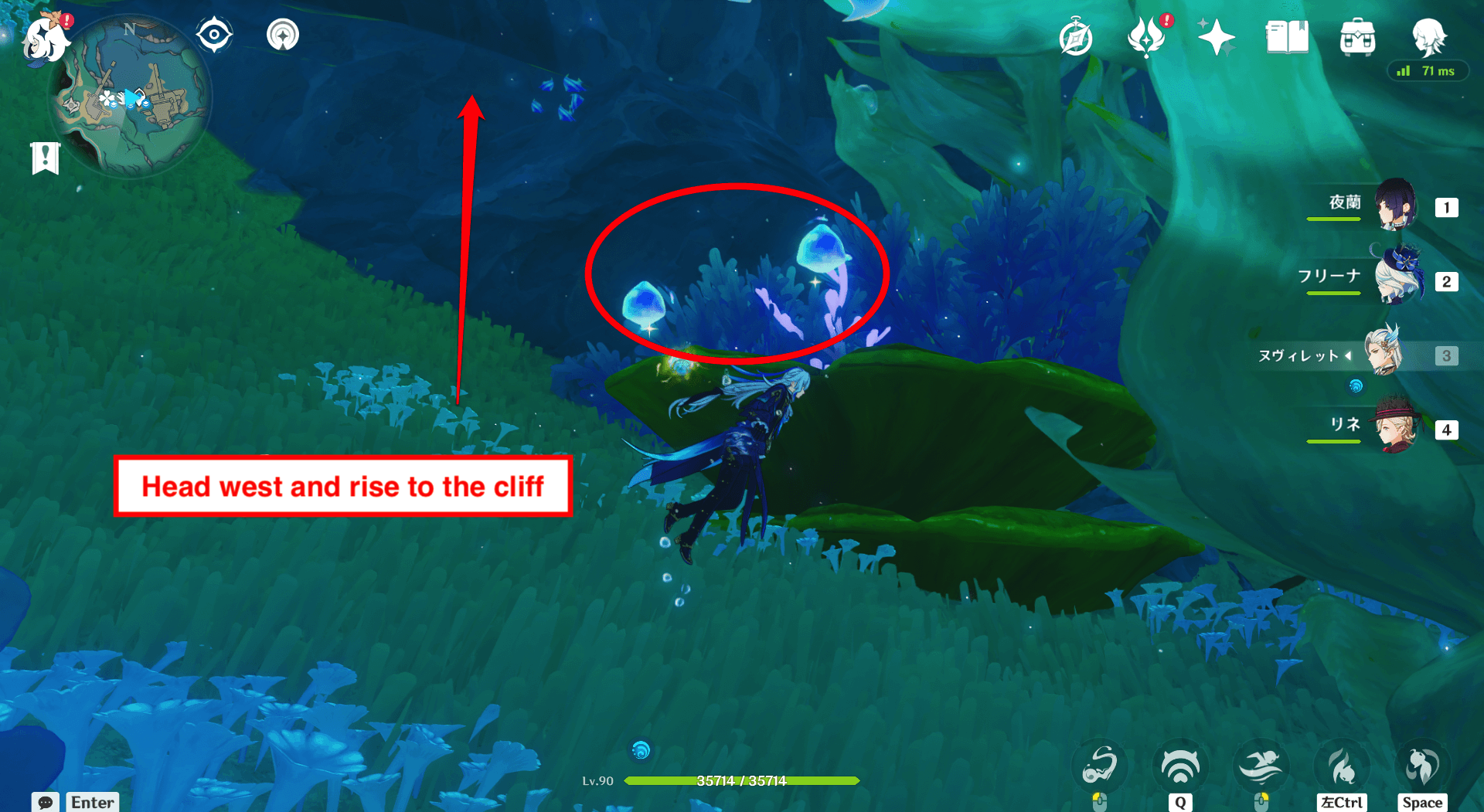 Genshin Impact | Spring Of The First Dewdrop Location & Farm Routes ...