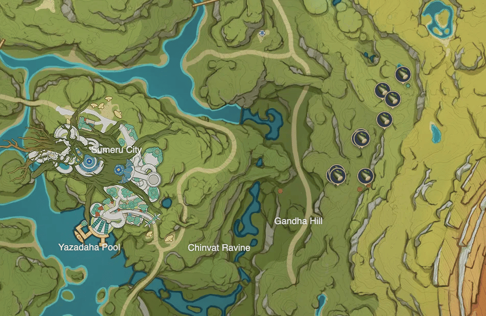 Genshin Impact | Wood Materials List Tree Locations & How To Get - GameWith