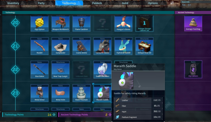 Palworld | Maraith Saddle - How To Get - GameWith